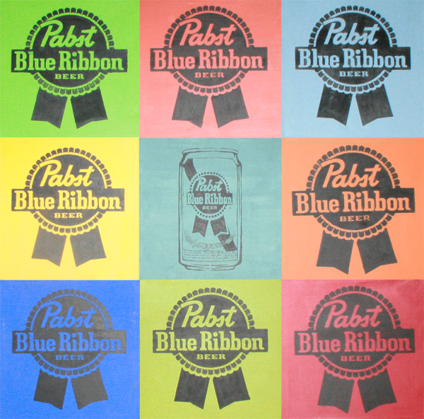 Pabst Warhol - Pabst Blue Ribbon : Pabst Blue Ribbon