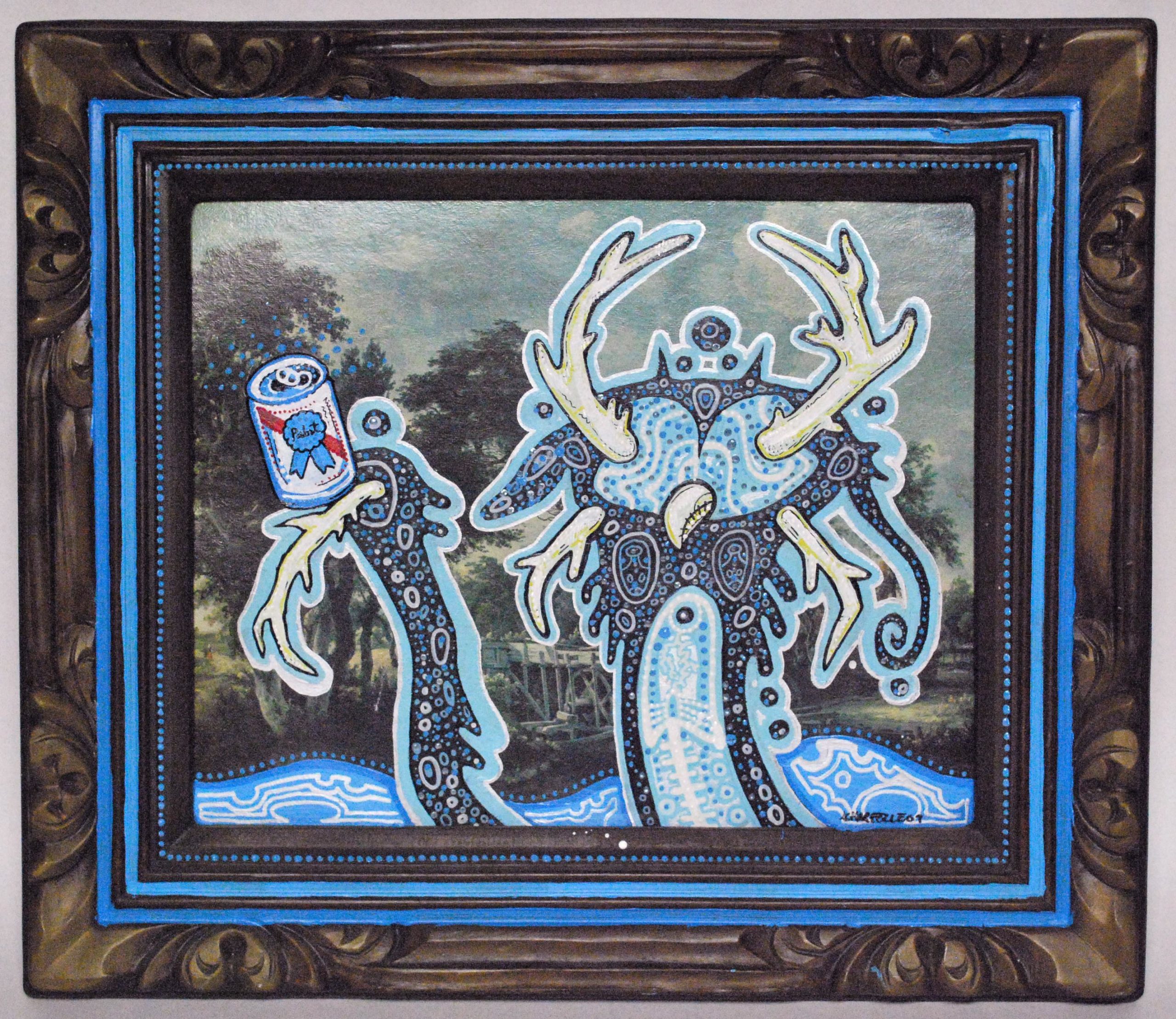 Plutonian Pabst Creature - Pabst Blue Ribbon : Pabst Blue Ribbon