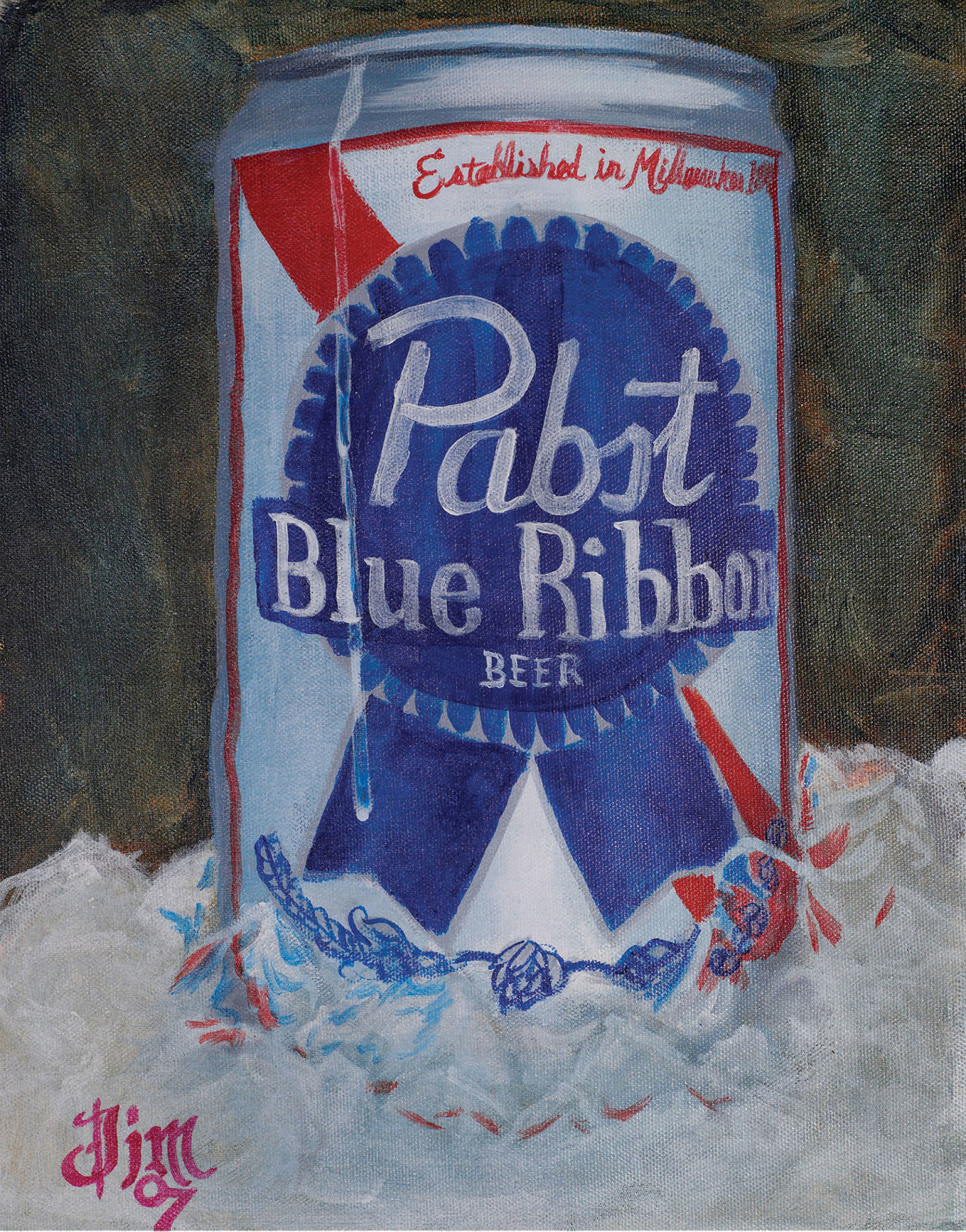 Happiness on Ice - Pabst Blue Ribbon : Pabst Blue Ribbon